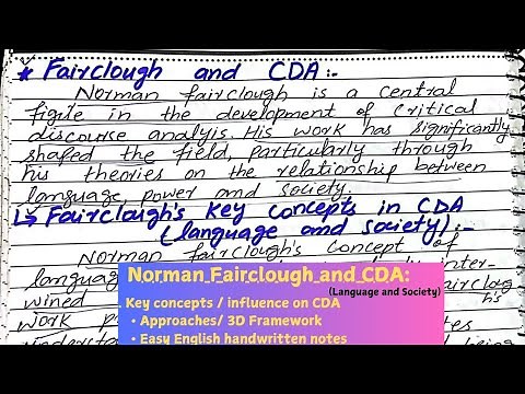 Norman Fairclough critical discourse analysis| 3D Model | Language and society