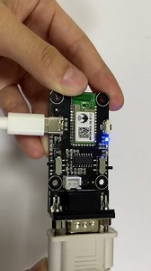 DX-CP12 Bluetooth to RS232 Serial Adapter Converter Built in BLE 5.1 Bluetooth Module Compatible with Android/iOS (CP12-Slave)