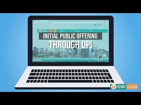 How to apply for an IPO with UPI | IDBI Capital