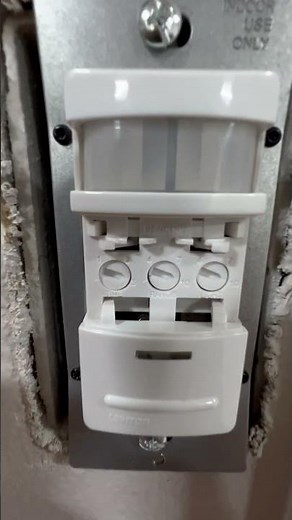 Motion sensor light switch programming, how to, Leviton light switch middle control