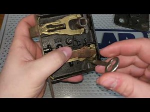 Yale Skeleton Key Lock - Gutted (25)