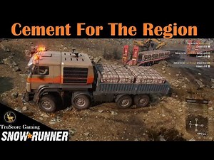 Cement For The Region (New Michigan Contract) SnowRunner (Patch 7.0)