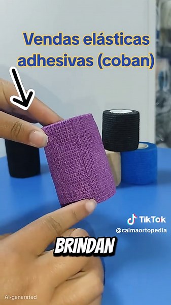Venda elástica autoadhesiva Coban para lesiones deportivas