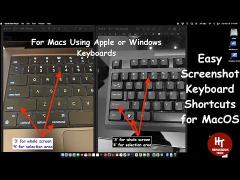 Keyboard Shortcuts for Screenshots on MacOS for Mac & Windows Keyboards