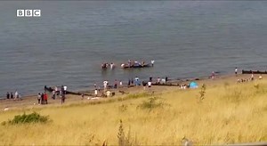 982K views · 9.7K shares | This is the moment a light aircraft came down in the sea at the Herne Bay Airshow. Members of the public pulled the pilot to safety. Organisers say he suffered minor injuries. Thanks to Simon Collins for this video. | BBC Kent | Facebook