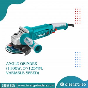 6 comments | Angle Grinder (1100W, 5"/125mm, Variable Speed) Order link: https://ln.run/V6uL9 বিস্তারিত জানতে কল করুন - 01894272490 WhatsApp- 01611922797 | Taranga Traders | Facebook