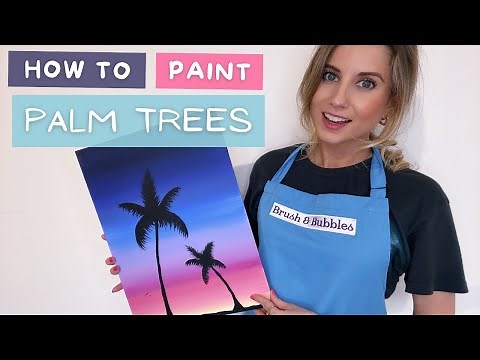 How To Paint Palm Trees | Step by Step | Sip and Paint