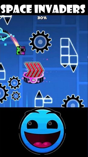 Geometry Dash SPACE INVADERS 3 #geometrydash #gd