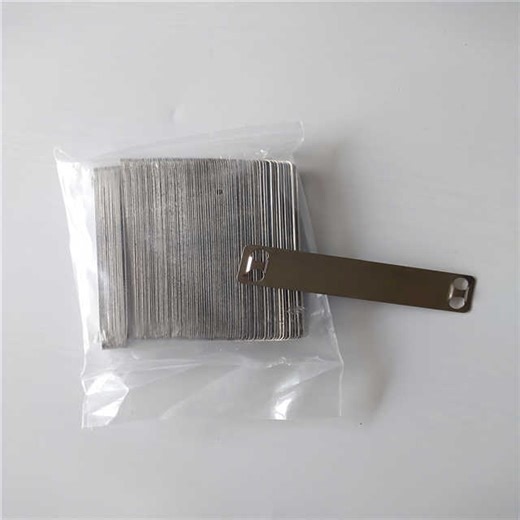 Stainless Steel Cable Label Tags Customization Laser Printing Custom Cable Maker Tie Metal Marker Cable Tag