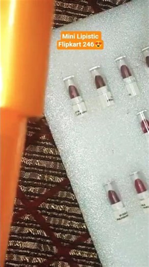 Mini Lipstick Flipkart 246😍Paisa Wasul Maine Socha Bhi Nahi Tha#viralvideo#shortsfeed#lipstick🥳🔥💄👄