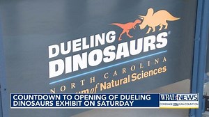 'Dueling Dinosaurs' opens Saturday in Raleigh