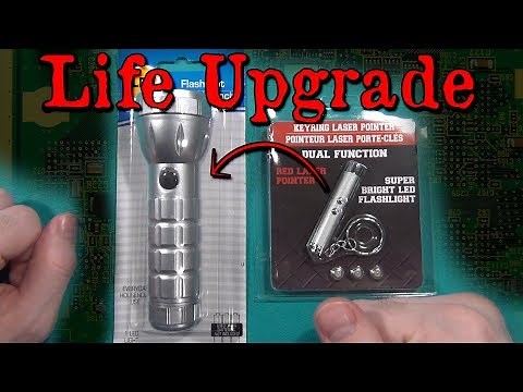 Upgrading the Dollar Store Laser Pointer Life