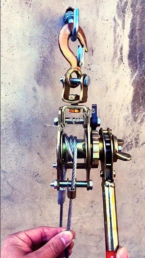 Heavy Duty Cable Puller #CablePuller #IndustrialWinch #WireTensioning #StrongAndReliable #diytools