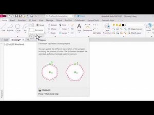 Most important Commands in Draw Toolbar of Autocad
