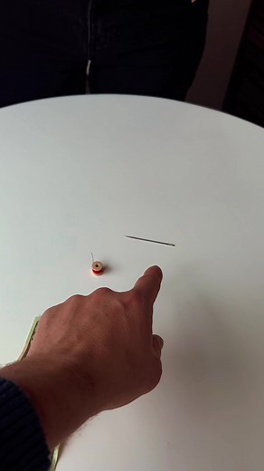 19K views · 251 reactions | Needle goes through thread Impossibly #magic #magictrick #magician #reels #viral #needle | Wes Barker | Facebook