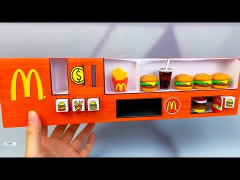 DIY Paper McDonald's Vending Machine | Paper Art | origami