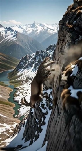 Will the leopard successfully catch the goat, watch the thrilling chase unfold