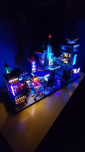 This video is to show the cool modular lighting features available with Lumibricks Cyberpunk Sets #lumibricks #led #lights | Bevins Bricks