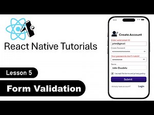 React Native #5 – Form Validation Made Easy