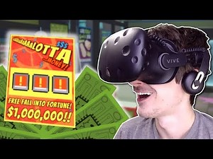 Store Clerk "WINS" MILLIONS FROM LOTTERY! - Job Simulator Gameplay - HTC Vive VR