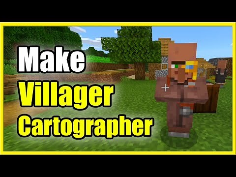 How to Make a Cartographer Villager in Minecraft (Best Tutorial)
