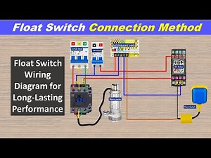 Float switch installation | Automatic water pump control wiring