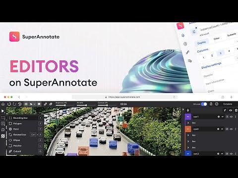 Introduction to SuperAnnotate editors