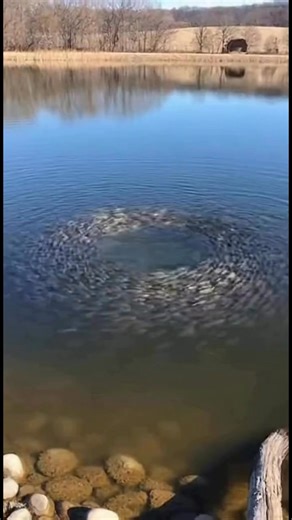 BREAKING NEWS: People walking near a Tulsa-area pond noticed fish swimming in near-perfect circles close to the surface. Experts say it can happen due to feeding patterns or temperature changes. Still… it’s oddly mesmerizing. #Tulsa #NatureWatch #OklahomaOutdoors #Wildlife | Tulsa Area Breaking News - Community
