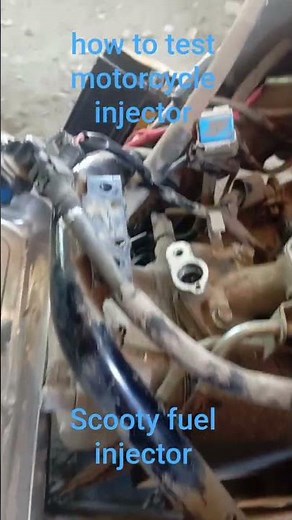 how to test motorcycle injector #fuelinjectors #scooter #automobile #mechanic #automotive #repair