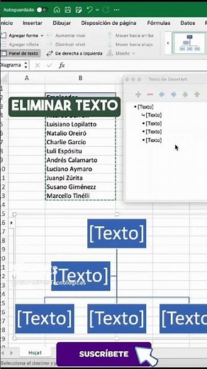 Como HACER un ORGANIGRAMA en EXCEL FÁCIL Y SENCILLO #excel #exceltips #exceltutorial