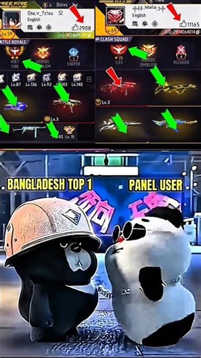 collection vs collection #freefire #shorts #shortsfeed