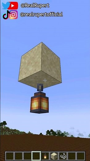 How to get Floating Lanterns in Minecraft