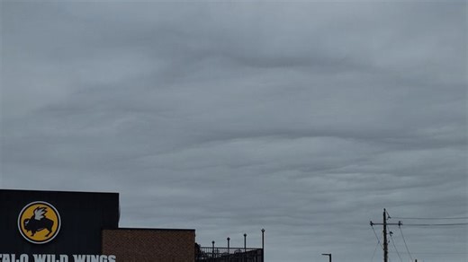Waves of clouds roll over eastern Missouri in timelapse footage