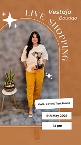 4.2K views · 50 reactions | Live 8 th June..12pm #vestajoboutiqo #liveshopping #boutiqueshopping #coordset #cotton #summer #summerstyle | Vestajo Boutiqo | Facebook