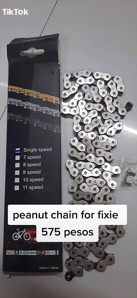 #rekta#fixedgear#fixedgearphilippines#fixieRESTOCK KMC PEANUT CHAIN 116LINKS 1/2X1/8 SINGLE SPEED 575 PESOS 09997087868 Landline : 8355-08-42 PICK UP SHOP: Shop waze mo: KAYPEE BIKESHOP OR 104 DRAGON MARIKINA. pwede din COD sa SHOPEE SHOPEE: ANGEL141406 SHIP JRS GRAB LALAMOVE OR RIDER KO. PAYMENT COD BDO BPI GCASH SHOP OPEN MONDAY TO SUNDAY 10AM TO 10PM CLOSED PAG SUPPLIER DAY.. [ ] NAG POPOST PO KAMI BAGO MAG SUPPLIER DAY THANK Y0U;) https://shopee.ph/angel141406?v=d41&smtt=0.0.1
