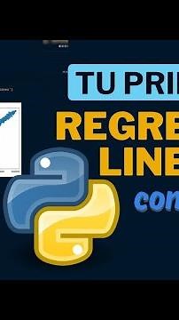 Tu 1ra regresión lineal en Python 🐍