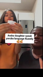 Arabu daughter speak yoruba language | Honey Fai Faith