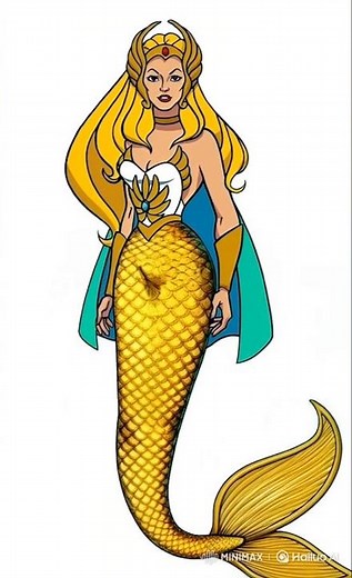 She-Ra mermaid transformation #1