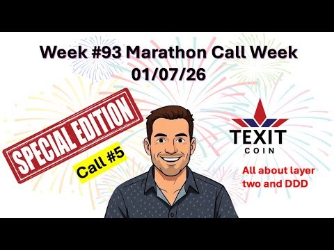 TEXIT Coin Marathon Week Call 5 Live Update