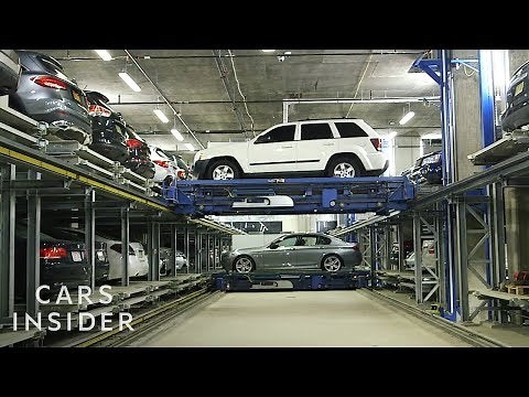 How Automated Parking Garages Park Your Car | Insider Cars