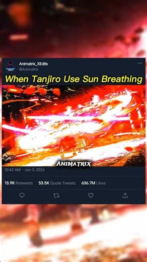 When Tanjiro Use Sun Breathing#shorts#shortsfeed#anime#nyc#demonslayer
