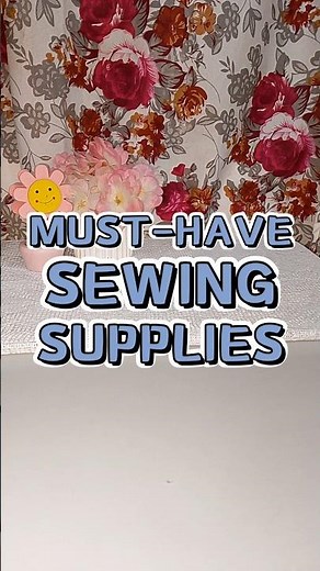 Must-Have Sewing Supplies for Beginners | Plus my Singer 8280 ✨ #diy #beginners #singer