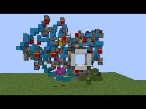 Instant Unseamless 3x3 Piston Door#minecraft #pistondoor