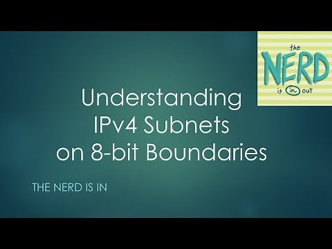 Sub-netting IPv4 on 8 bit Boundaries