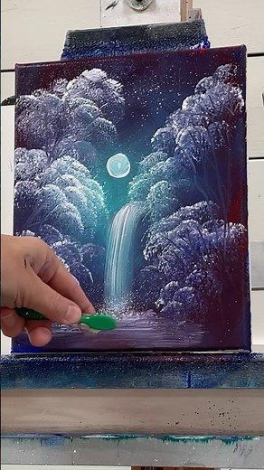 FOREST DREAMS acrylic Shorts full tutorial on my channel!