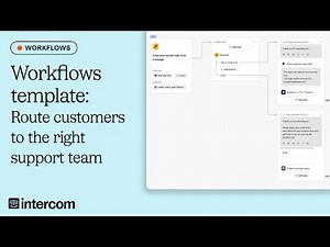 Workflows template: Route customers to the right support team
