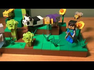 Lego Minecraft Sunflower Field