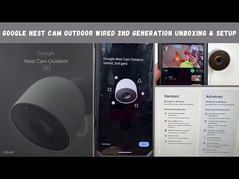 Google Nest Cam Outdoor Wired 2nd Generation Unboxing & Setup