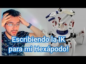Hexápodo Arduino, Cinemática Inversa para robots con extremidades, Programación Avanzada.