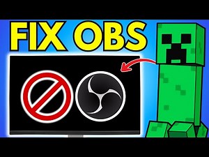 Fix Black Screen When Recording Minecraft on OBS Fullscreen